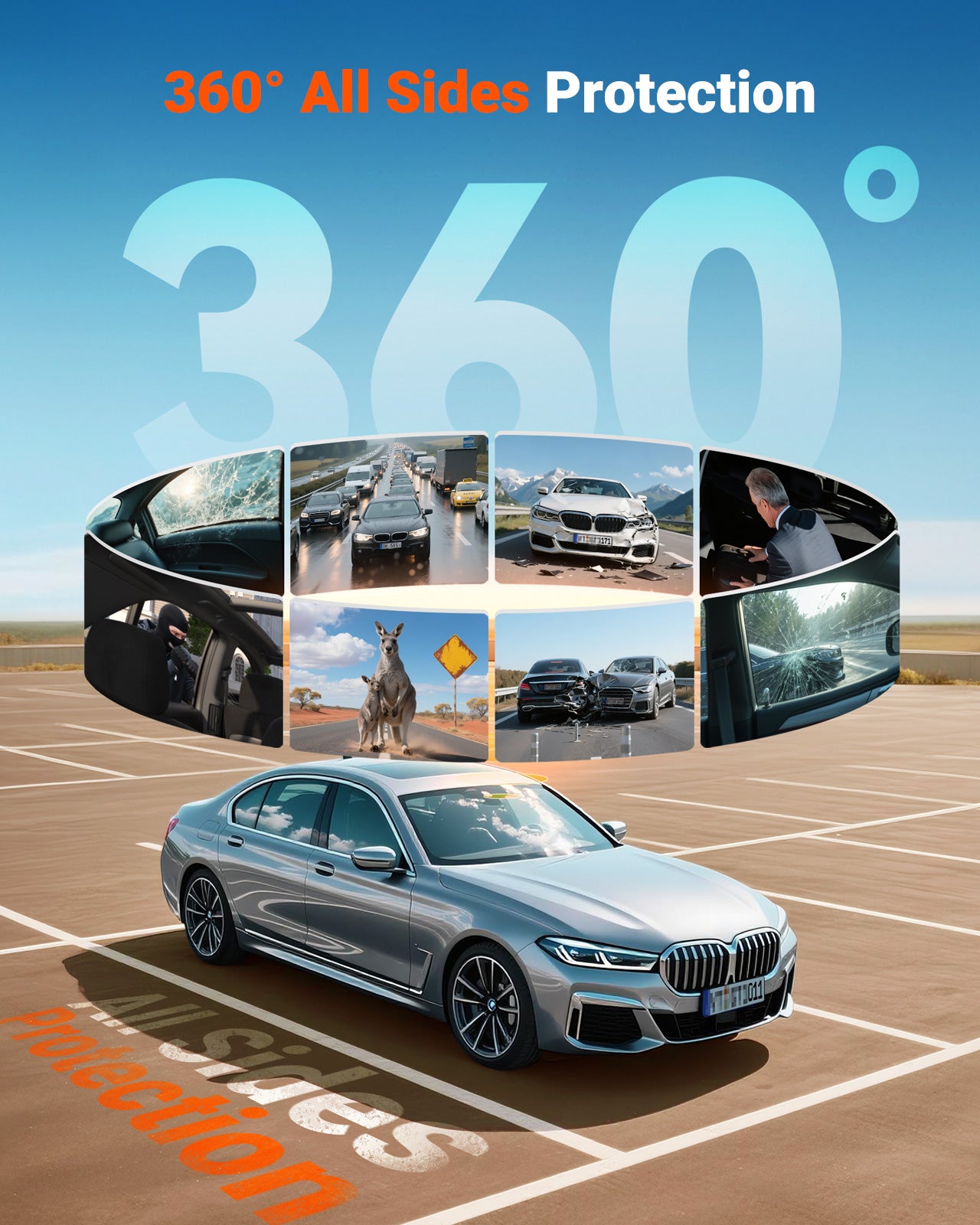 Vantrue N5S 4-Channel Dash Cam – 360° 2.7K with STARVIS 2, LTE & 1TB Support