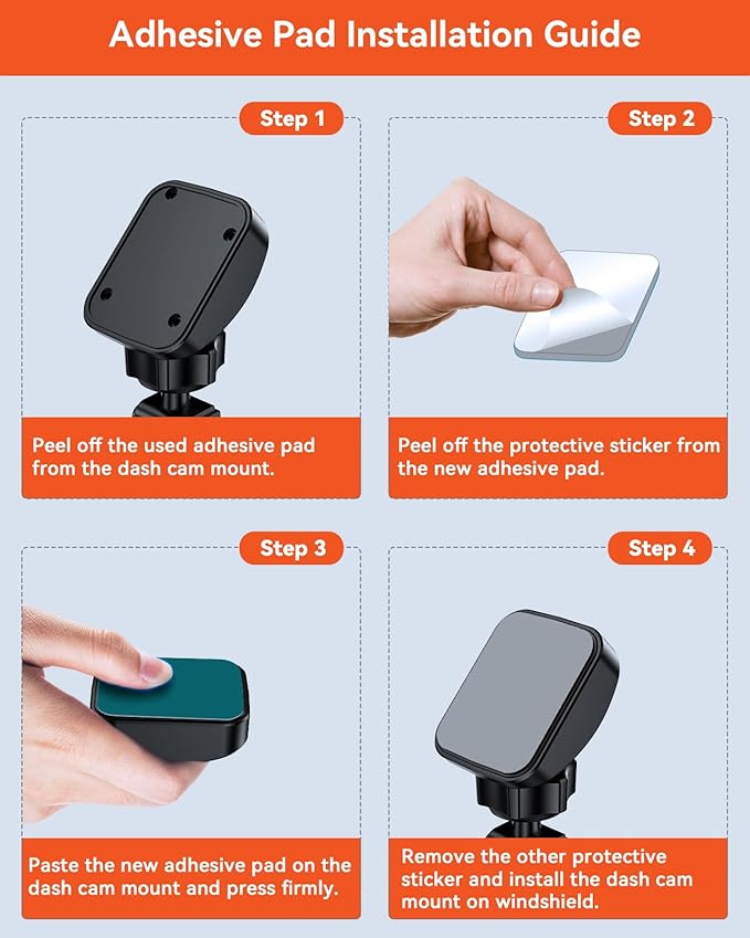 Adhesive Pads + Electrostatic Stickers Packs – Vantrue