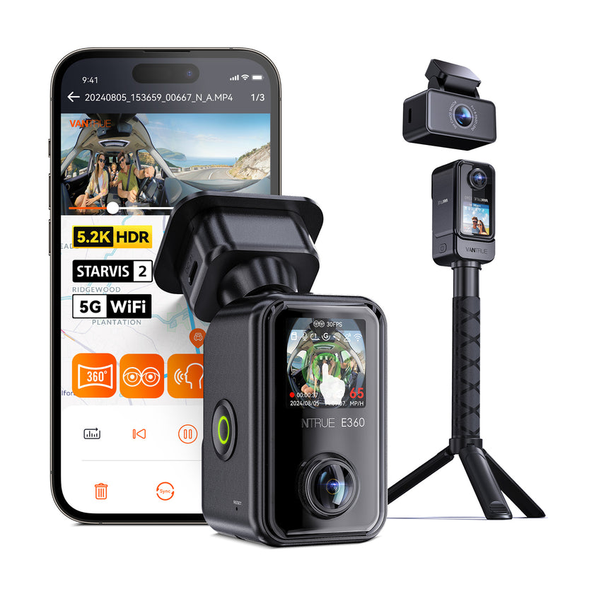 Compare Vantrue Dash Cam Technical Specifications