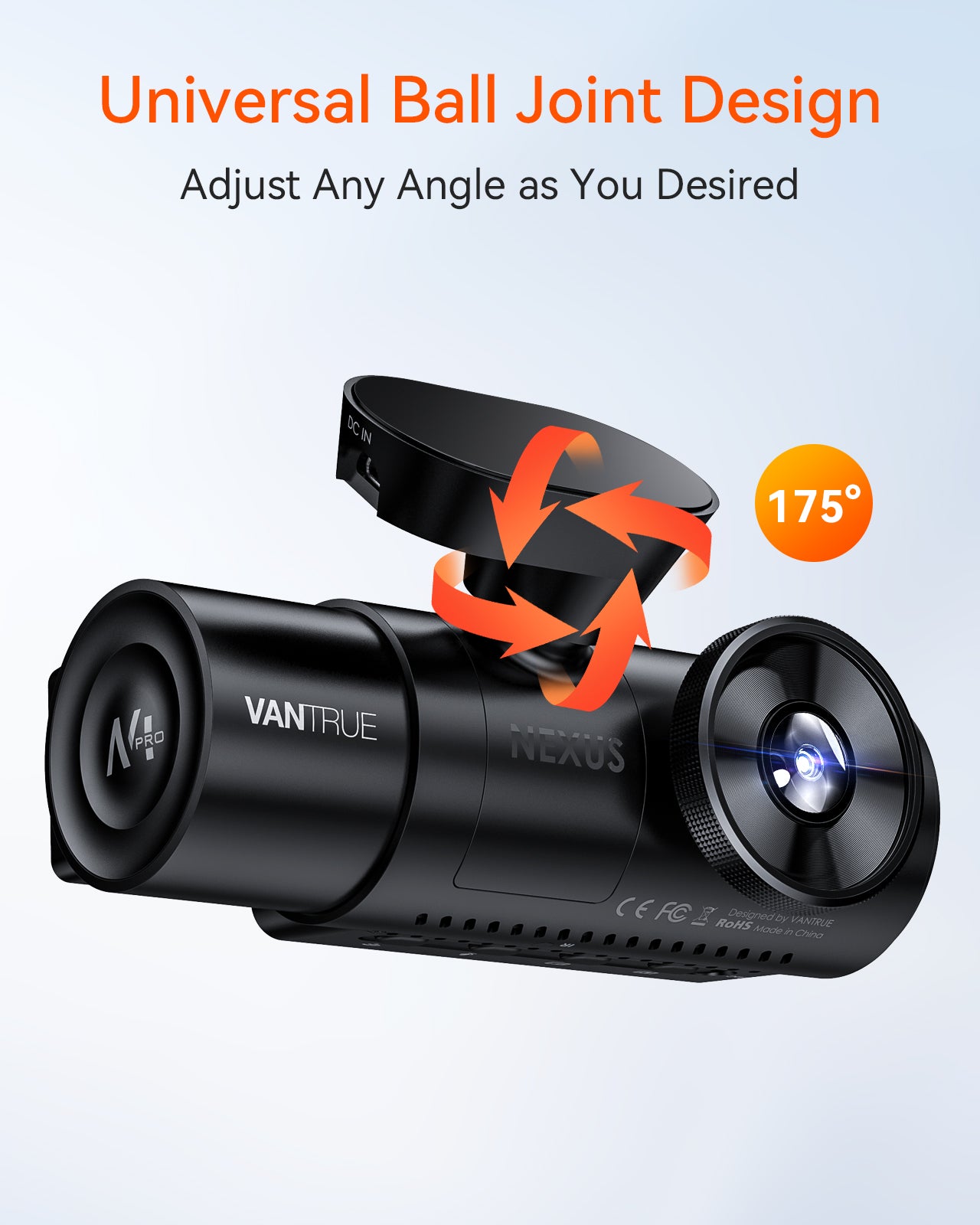 Adhesive GPS Mount – Vantrue