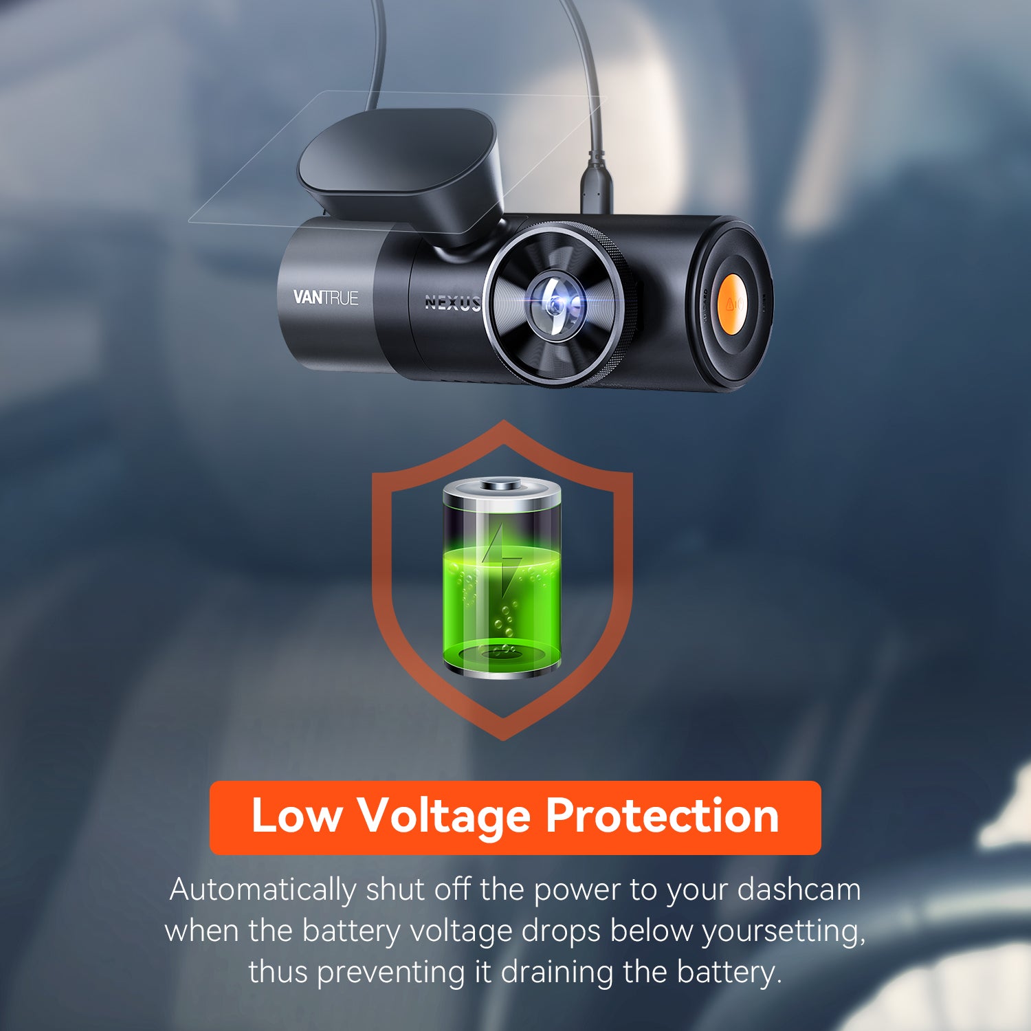 Voltage Display Hardwire Kit – Vantrue